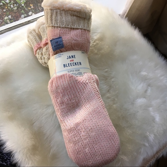 Jane and Bleecker | Shoes | Jane Becker Plush Bunny Slipper Socks 2 ...